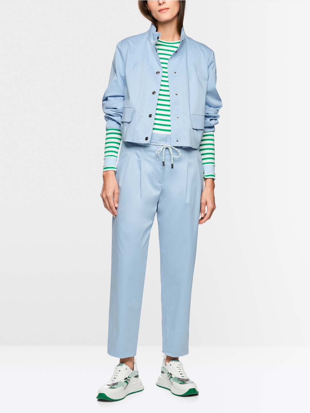 Paperbag Hose FAQUS mit High Waist | marc-cain.com/de