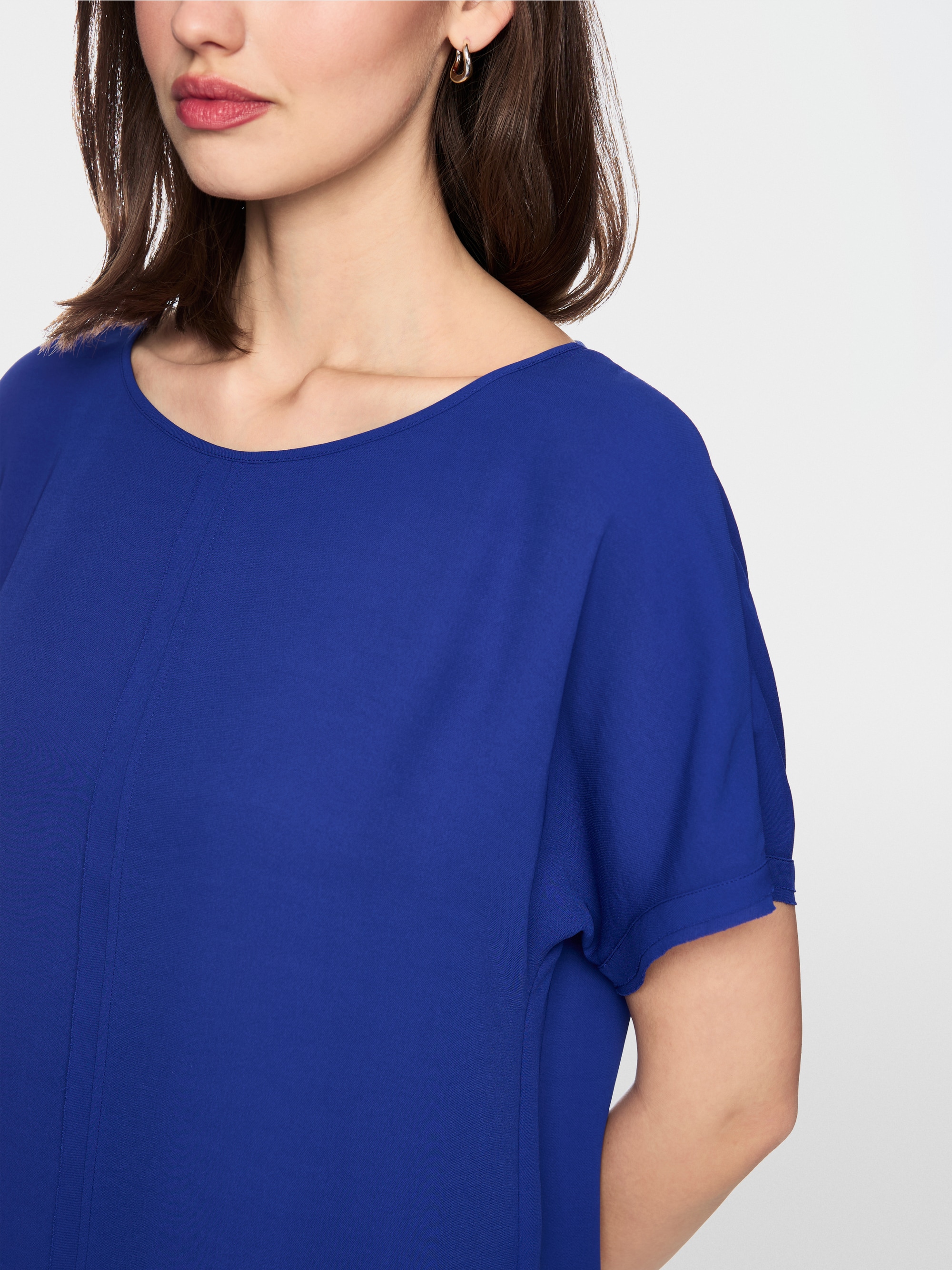 Weite Bluse aus fließender Qualität | marc-cain.com/de