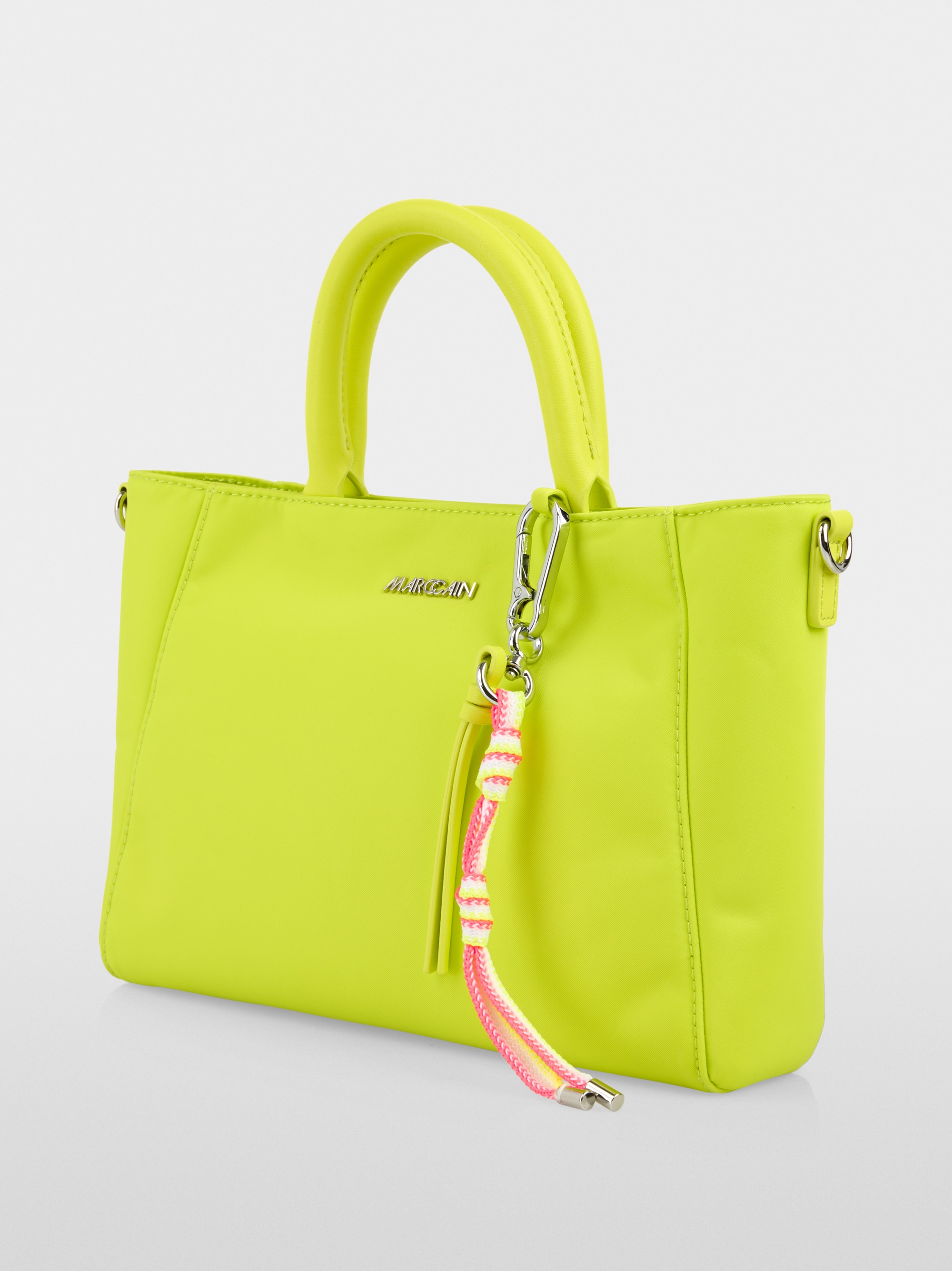 Kleine Nylon-Tasche mit Kordeldetail | marc-cain.com/de