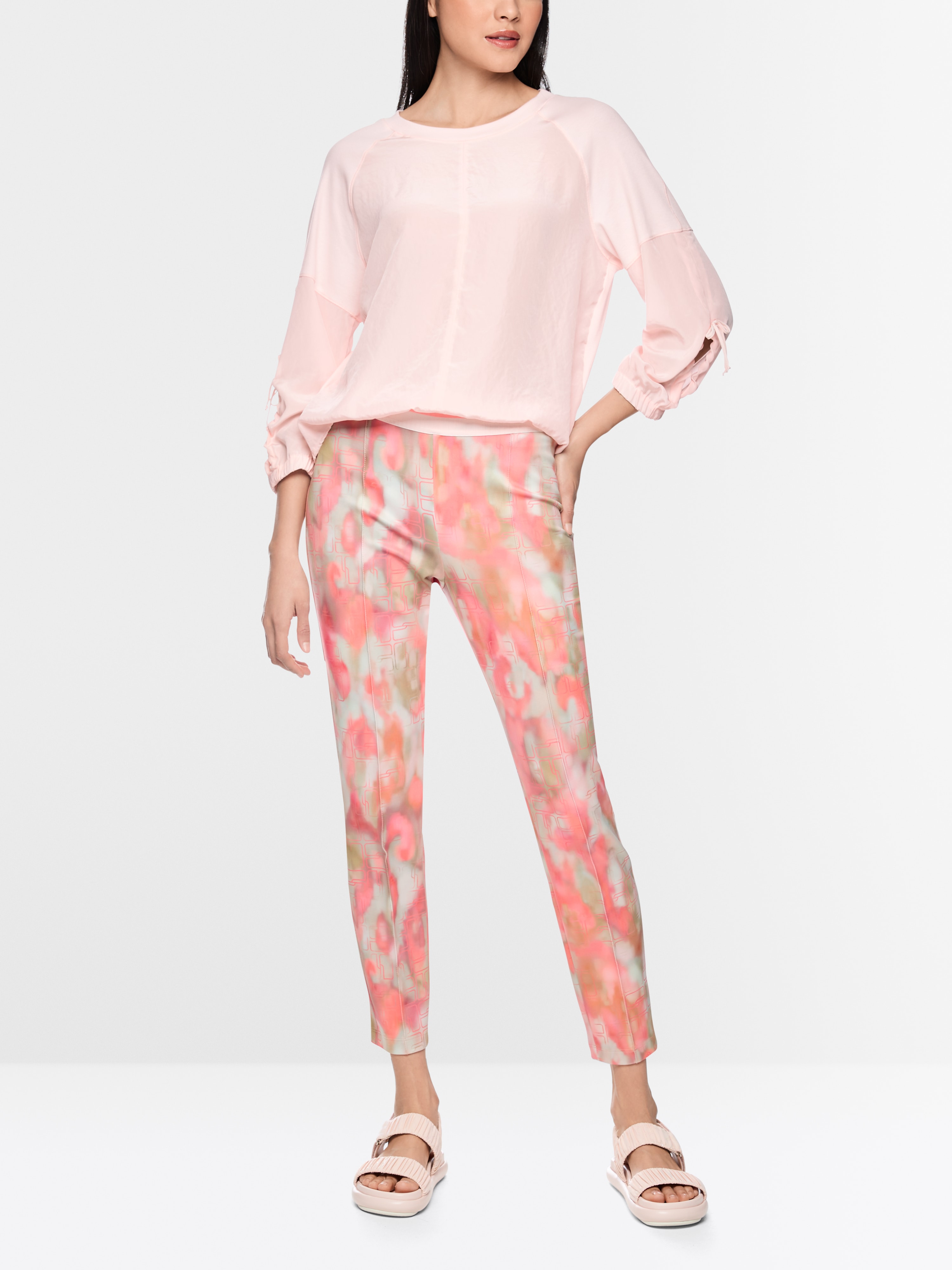 Scuba jersey leggings | marc-cain.com/en