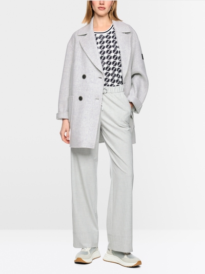 Mantel aus 100 % Wolle | marc-cain.com/de