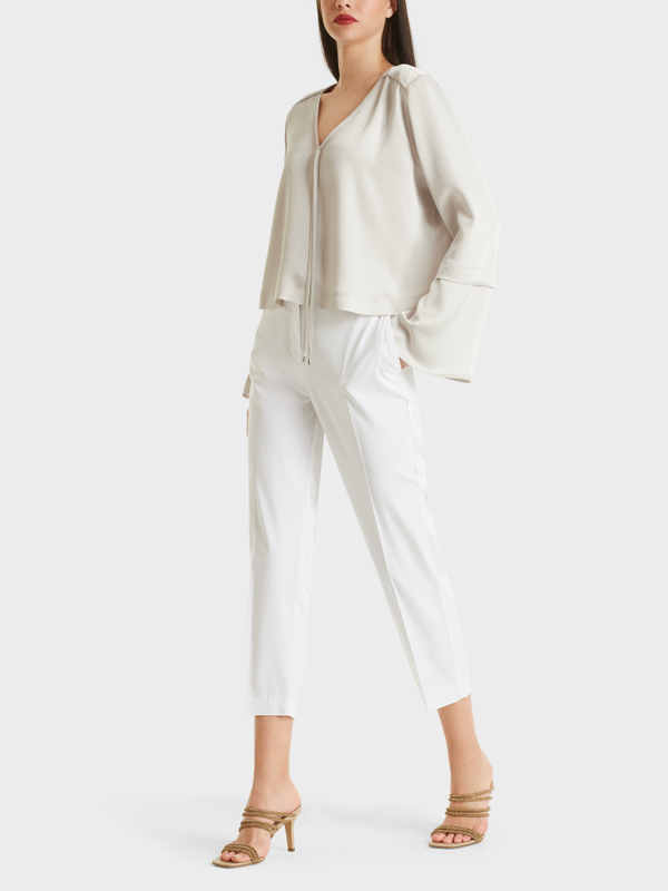 FRANCA model in light cotton | marc-cain.com/en